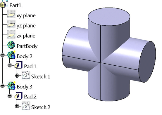 Boolean Operations in CATIA | 12CAD.com