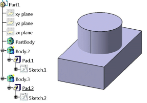Boolean Operations in CATIA | 12CAD.com