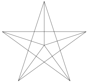 How to draw a star
