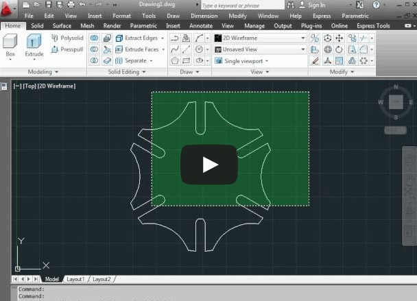 How to build a gear from zero to 3D in AutoCAD