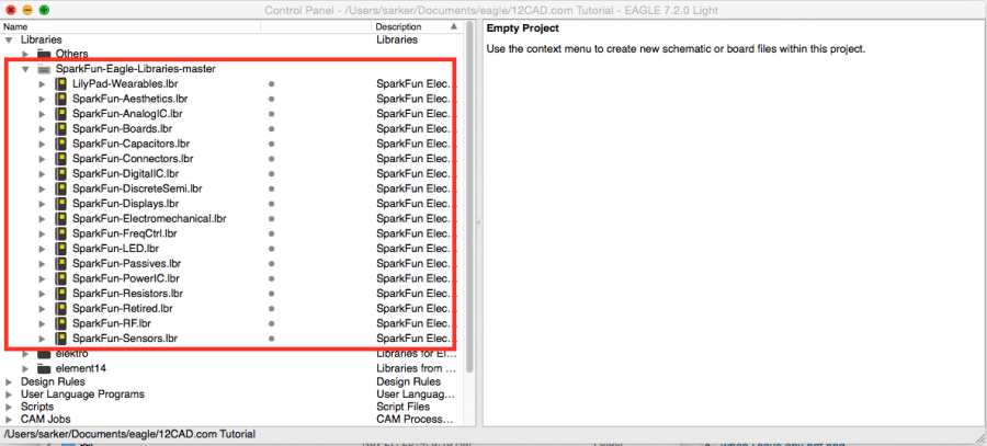 Creating Projects, Library, and Schematics - PCB Tutorial