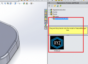 How to Add a Decal to a Part in SolidWorks - Tutorial