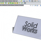 How to Engrave or Emboss Text on a Part in SolidWorks