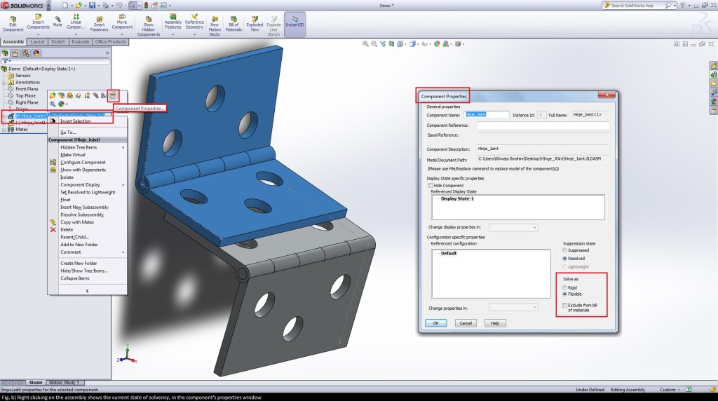 How to use Rigid and Flexible Assemblies in SolidWorks - 12CAD.com
