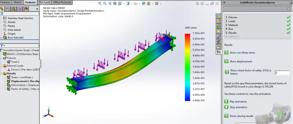Stress and Failure Analysis in SolidWorks: Tutorial - 12CAD.com
