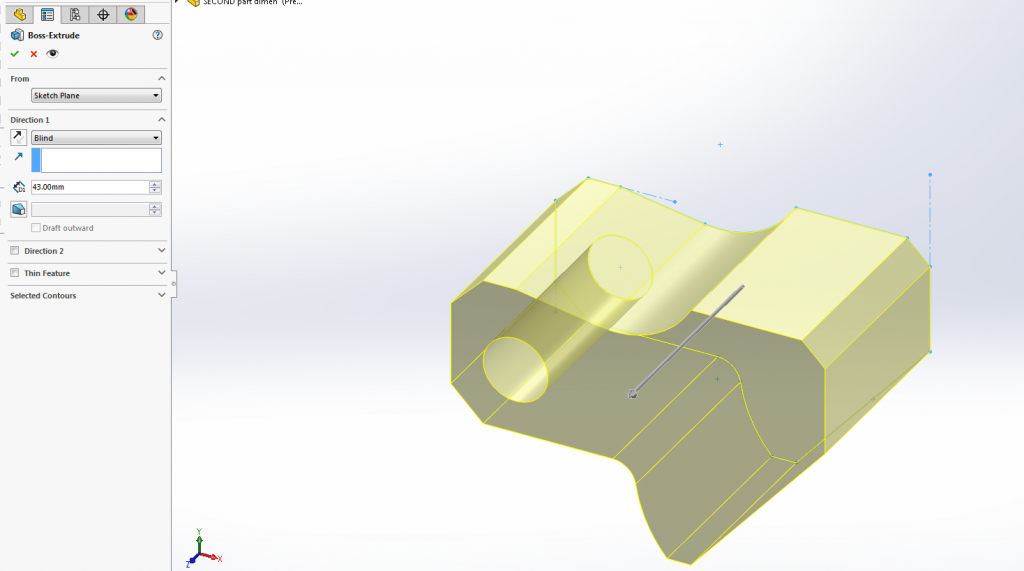 Solidworks CSWA Certificate Exam Preperation: Modelling Exercise #1 ...